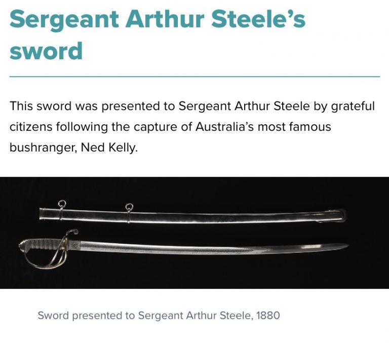 Steele vs Arthur : a tale of revenge – Ned Kelly The True Story