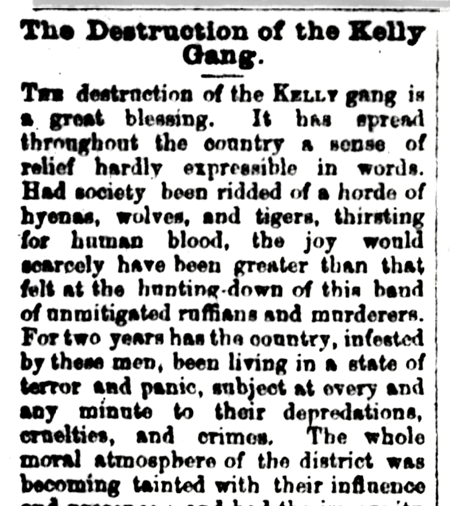 Lets all Celebrate the Glenrowan Siege – Ned Kelly The True Story